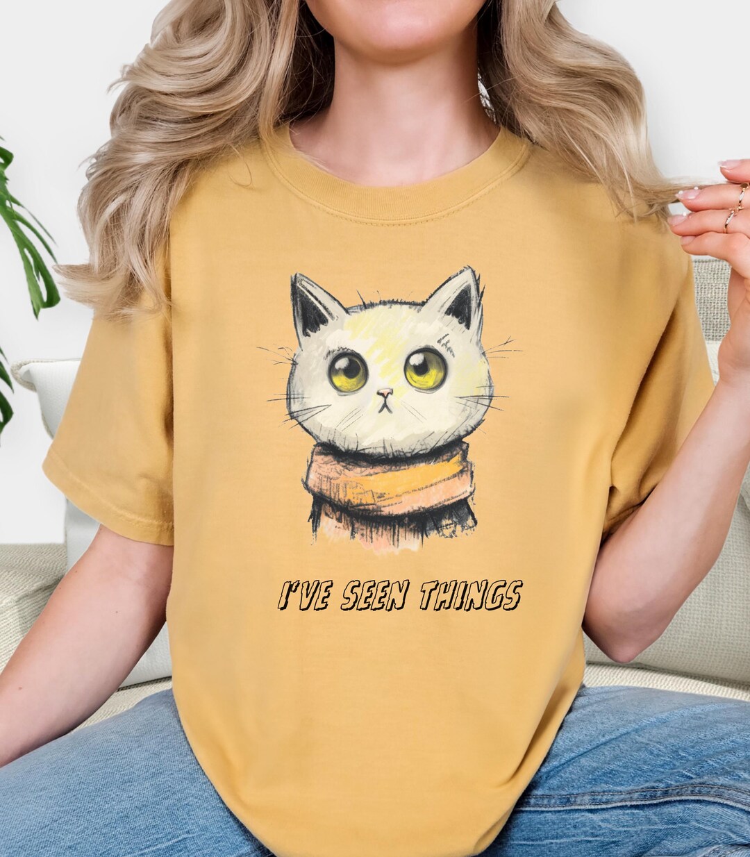 Funny Cat Meme Shirt: Garment-dyed Comfort Colors Tee - Etsy