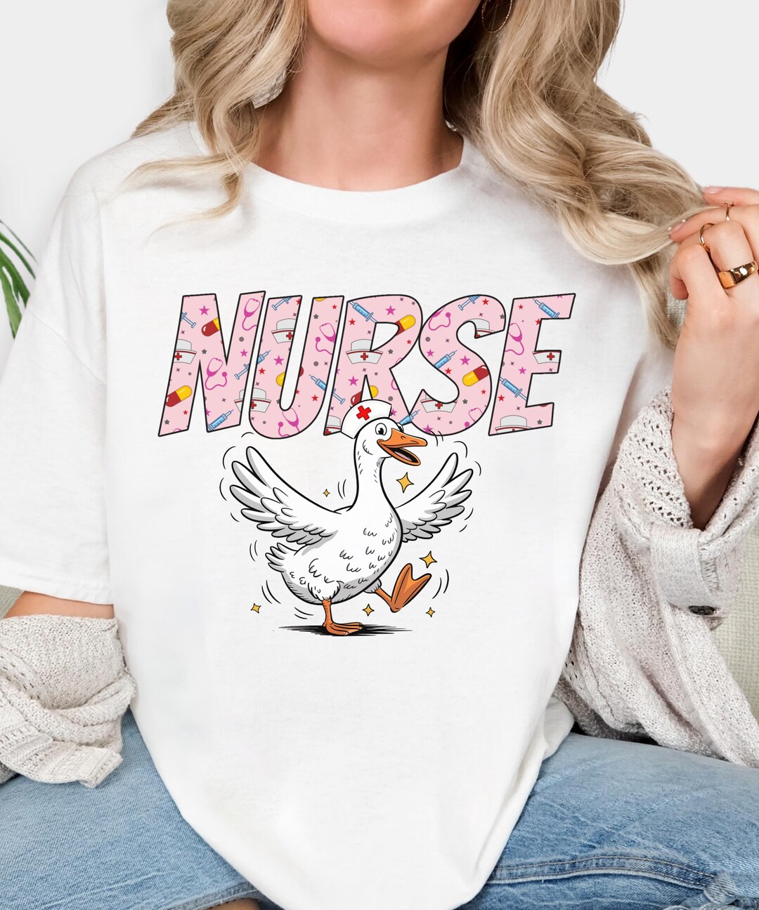 Funny Nurse Silly Goose T-shirt: Comfort Colors RN Gift - Etsy