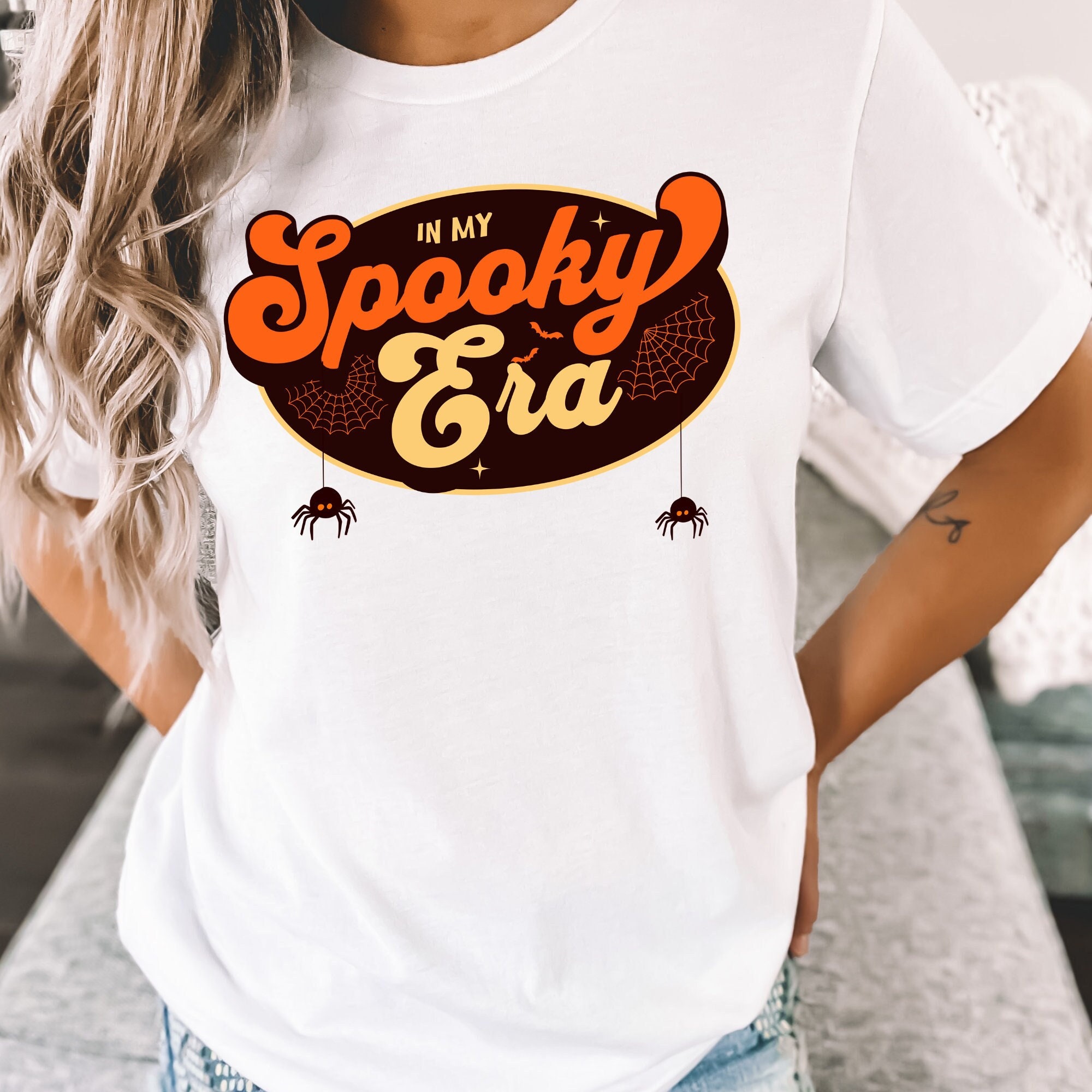 Spooky Era T Shirt, in My Spooky Era, Retro Halloween Shirt, Halloween ...