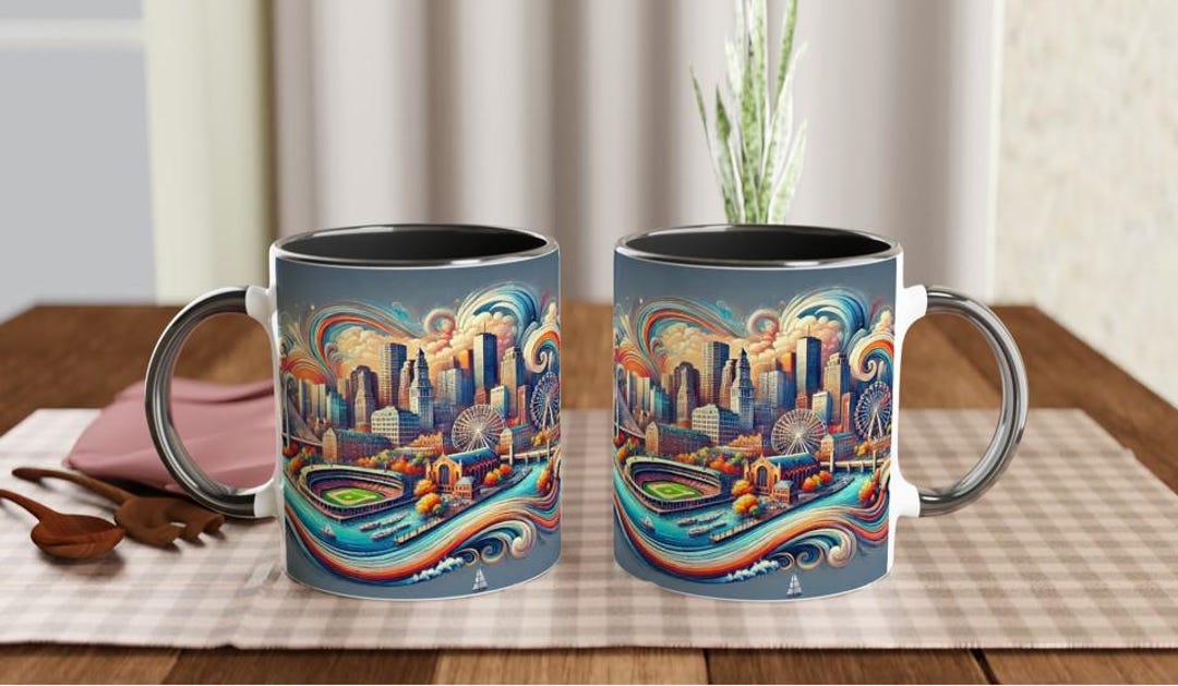 Boston Coffee Mug: Iconic Skyline & Historic Landmarks - Etsy
