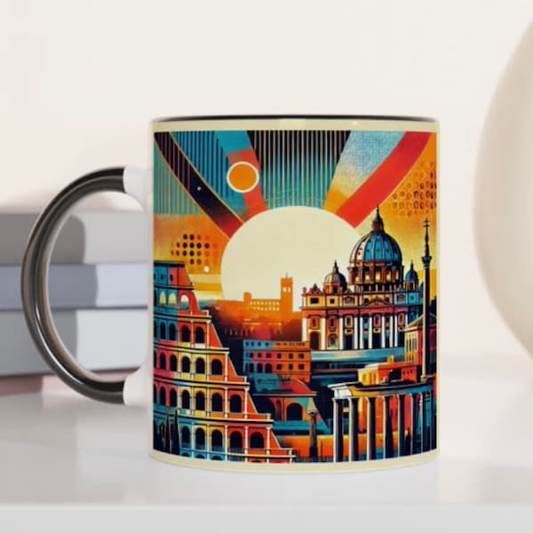 Rome Map Colosseum - Etsy