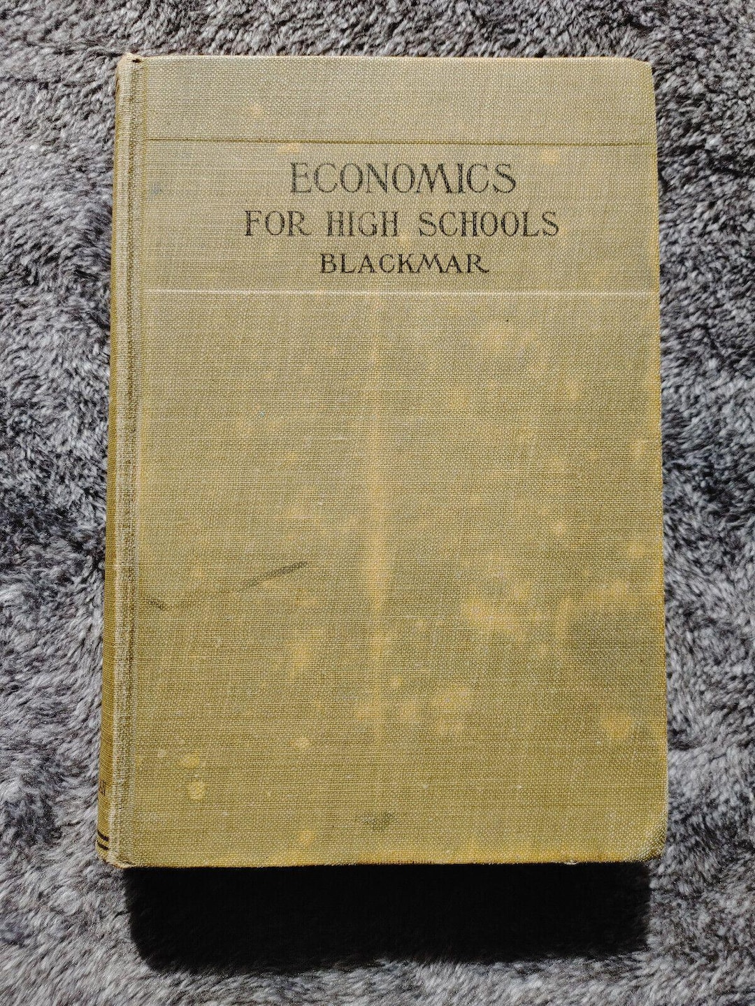Economics for High Schools and Academies Textbook by Blackmar Antique ...
