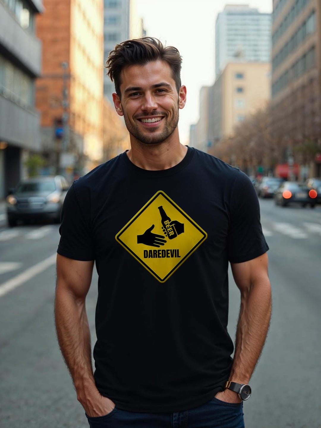 Do Not Hold My Beer Daredevil T-shirt, Drinking Humor Party Tee - Etsy