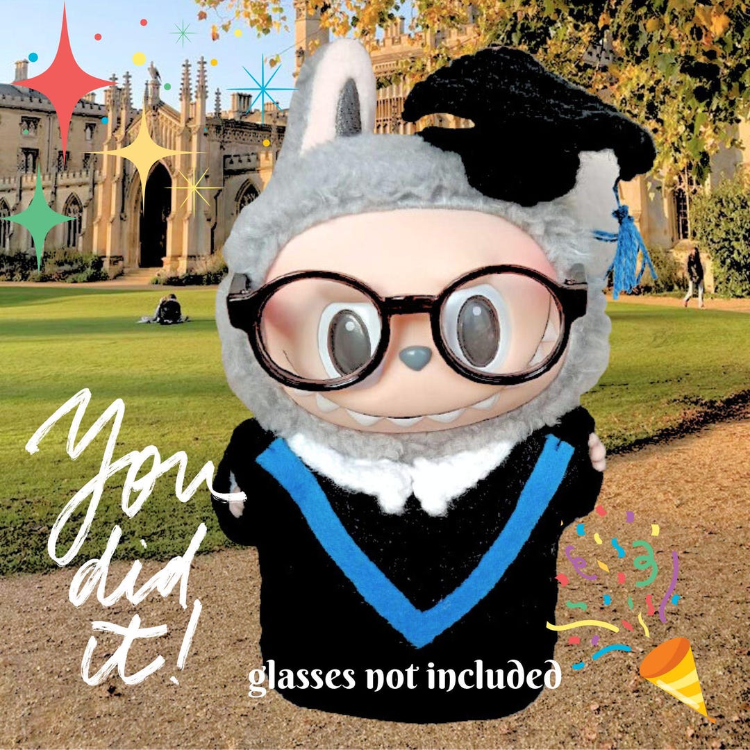 Graduation Congratulation Gift Labubu V1 Outfit Doll Costume Clothes ...