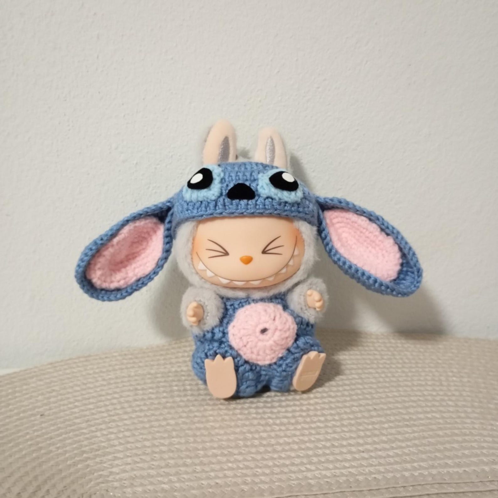 Handcrafted Crochet Stitch Labubu V2 Outfit - Etsy