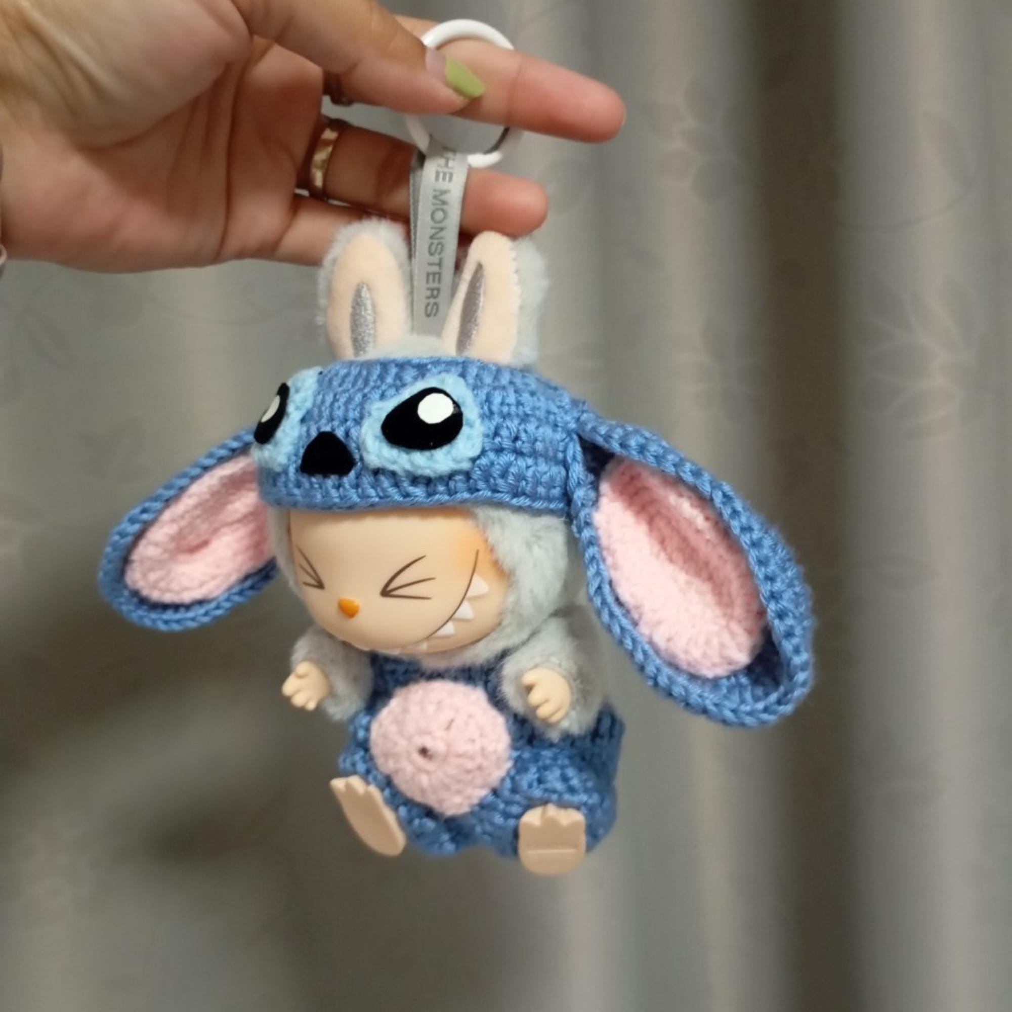 Labubu Outfit Handmade Crochet Teletubbies Outfit For Macaron Labubu ...