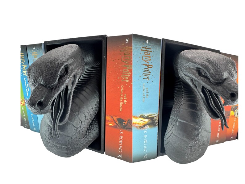 Snake Book Nook Shelf Decor - 3D Printed Art - Etsy