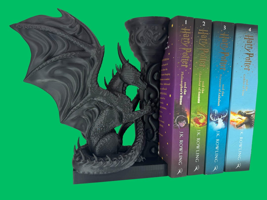 Dragon Bookend - 3D Printed Bookend - Etsy