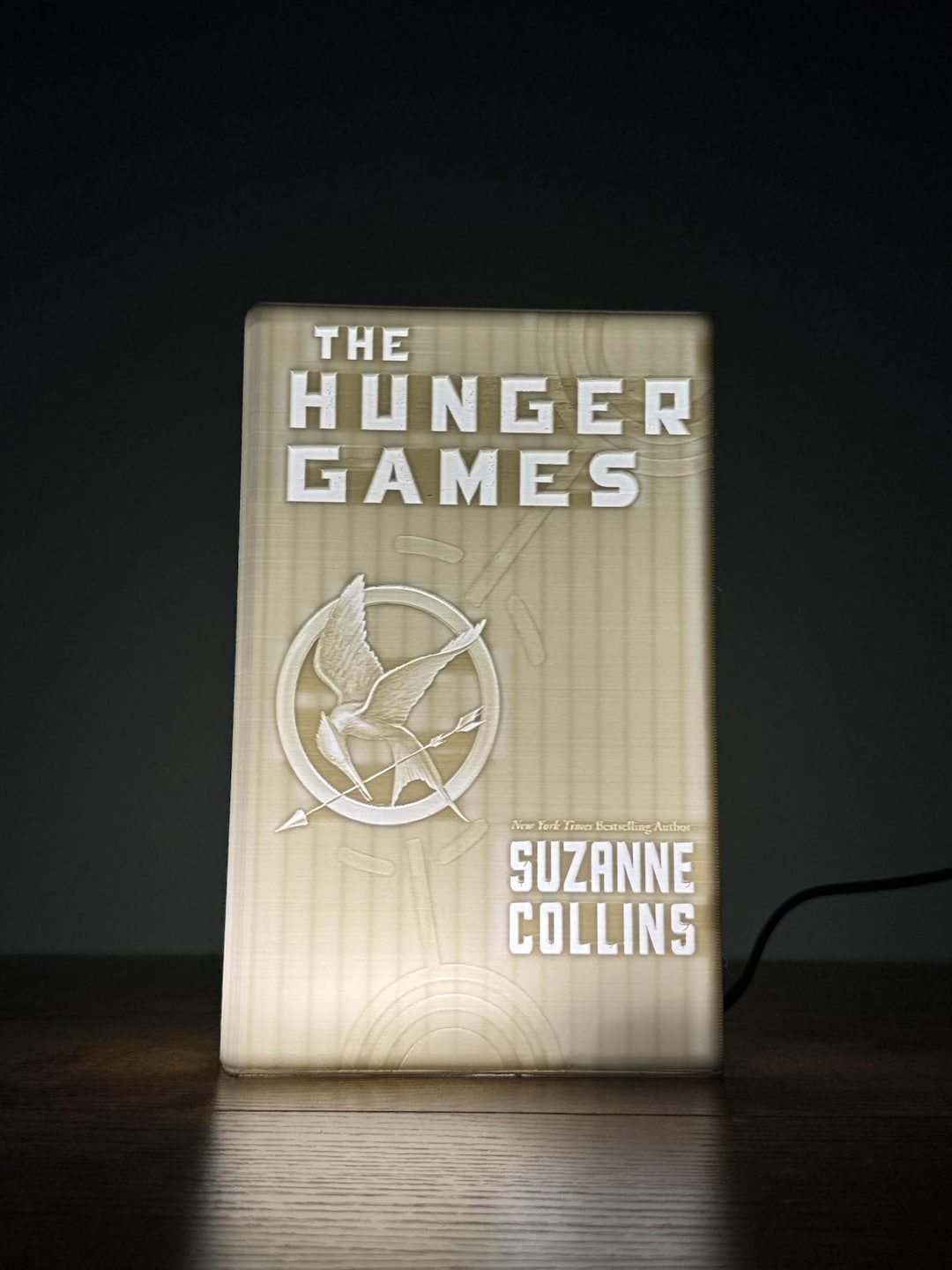Hunger Games Book Lamp - Cover Design - 3D Printed - Etsy