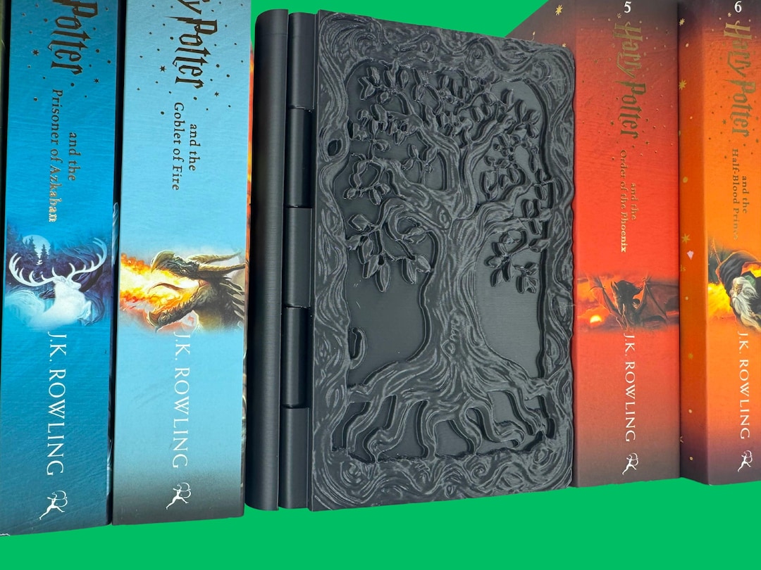 Tree of Life Secret Storage Book Box | Magnetic Closure 3D Printed ...