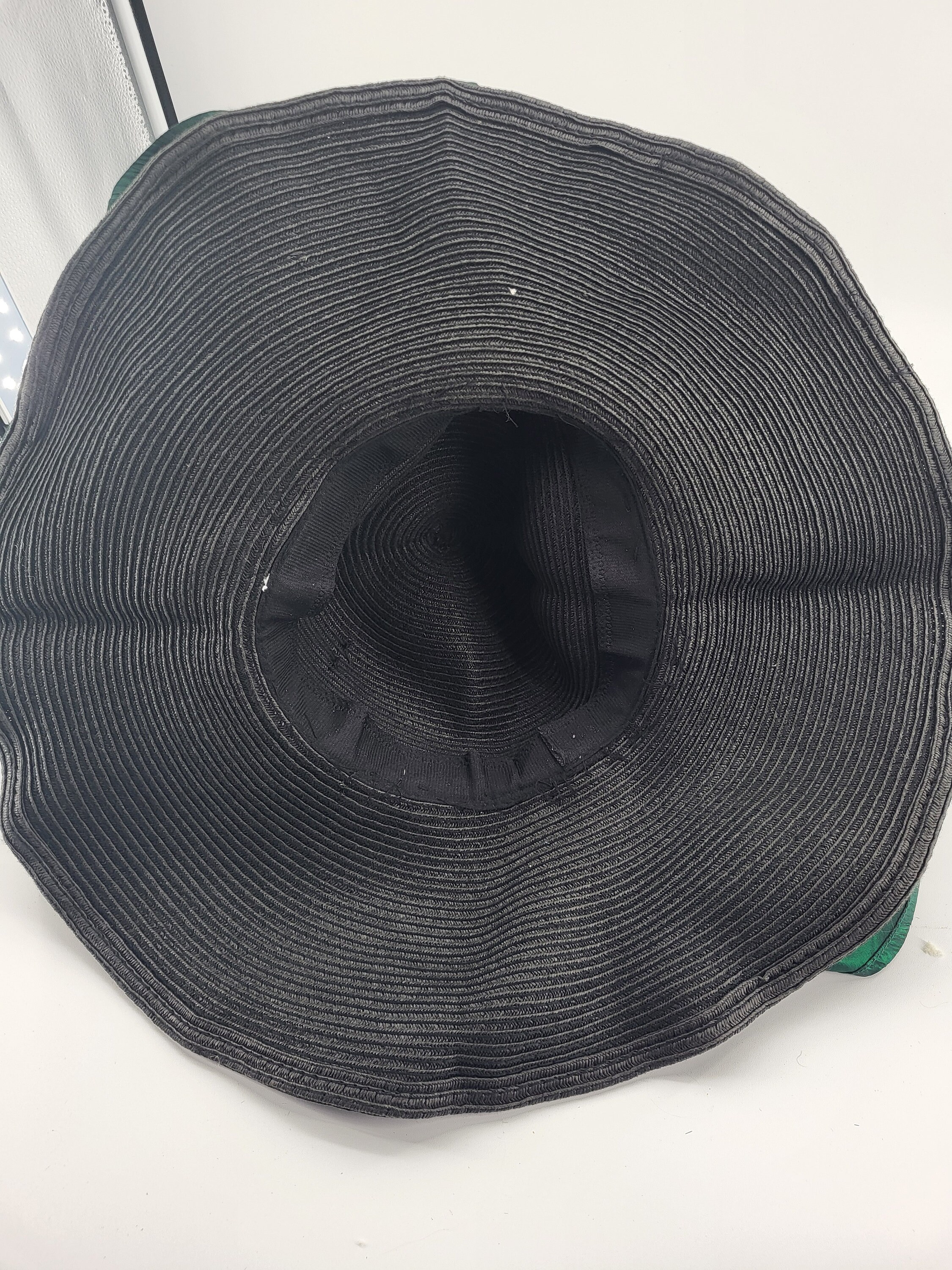 Handmade Upcycled Emerald Green Witches Hat, Mother Goose Costume 21 ...