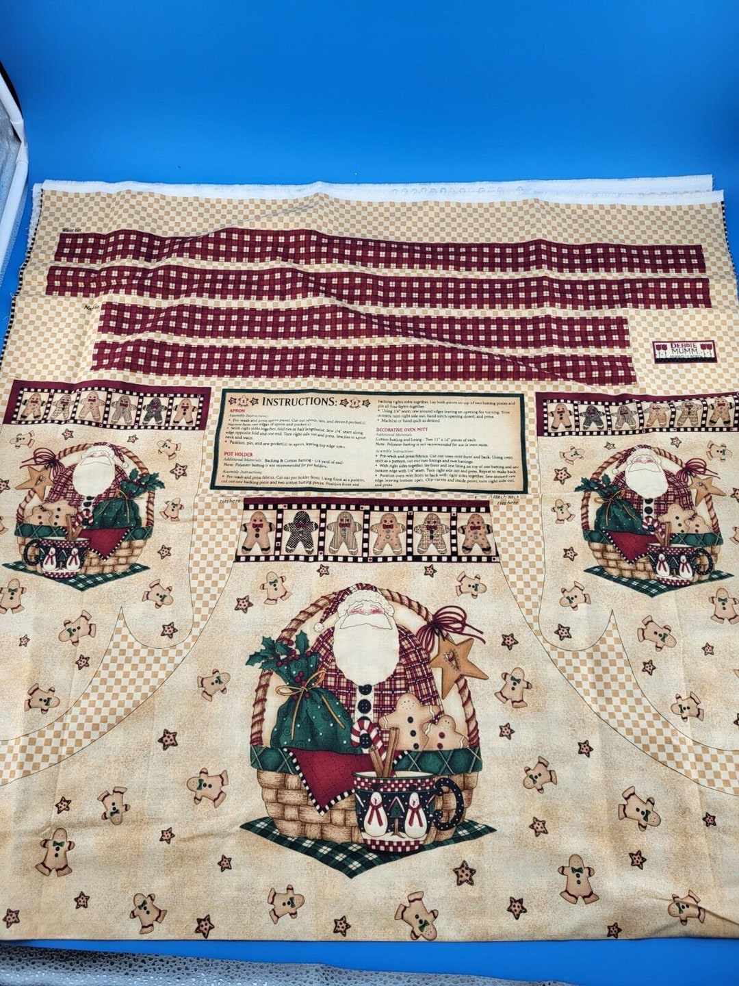 Mumms the Word Debbie Mumm Apron and Oven Mitt Fabric - Etsy