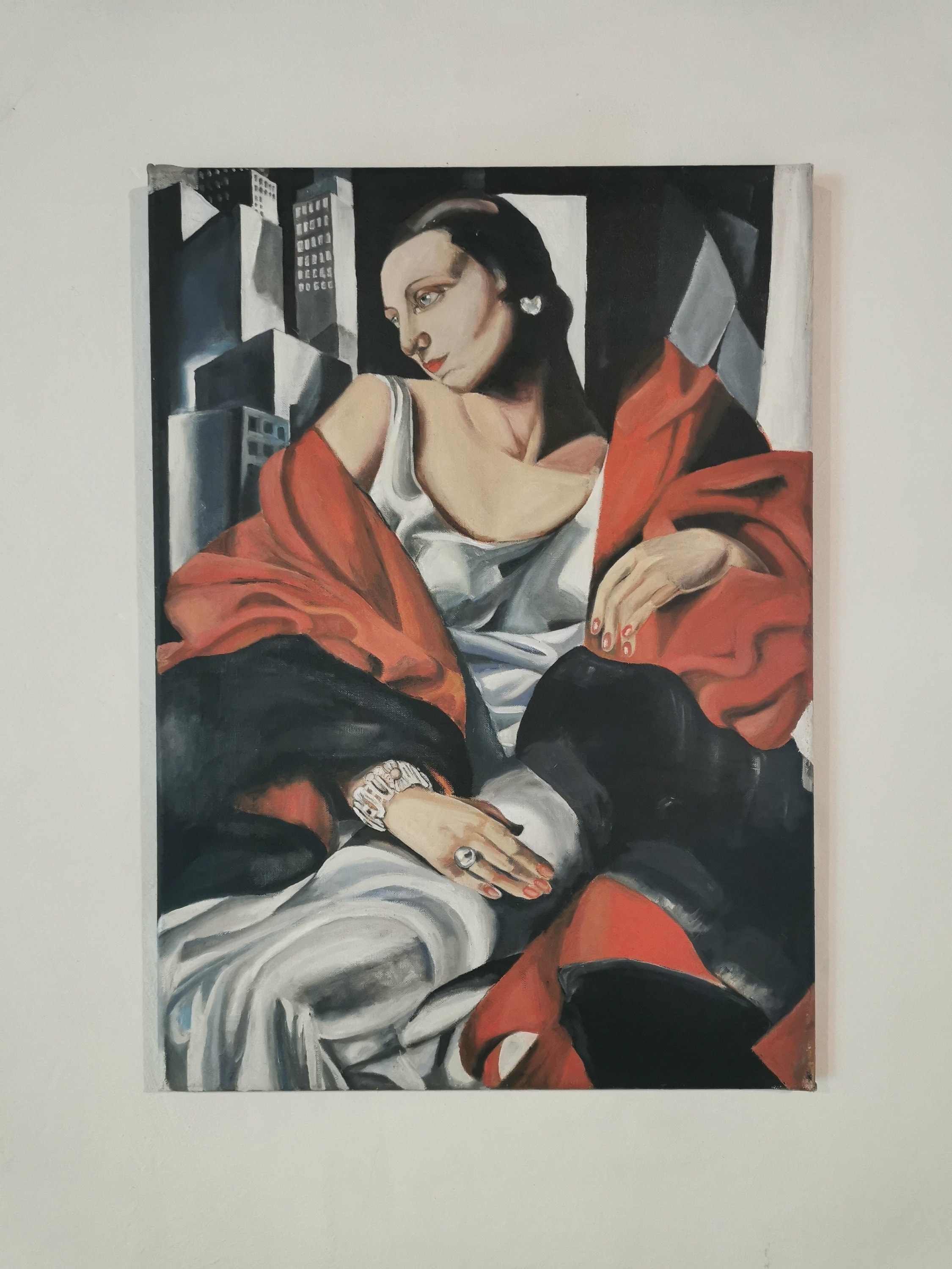 Tamara De Lempicka 'portrait of Mrs Boucard - Etsy