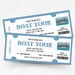 Editable Boat Tour Ticket Template, Printable River Boat Tour Boarding ...
