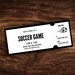 Editable Soccer Game Ticket Template, Printable Football Ticket ...