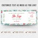 Editable Ski Lift Ticket Template, Custom Christmas Ski Trip Coupon ...