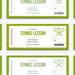 Editable Tennis Lesson Coupon, Custom Tennis Lessons Ticket Template ...