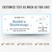 Editable Build a Snowman Ticket Template, Custom Make a Snowman Coupon ...