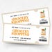 Editable Grocery Shopping Coupon, Custom Grocery Service Gift ...