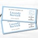 Editable Laundry Service Coupon, Custom Laundry Cleaning Service Gift ...