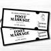Editable Foot Massage Gift Certificate Template, Printable Foot Massage ...