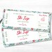 Editable Ski Lift Ticket Template, Custom Christmas Ski Trip Coupon ...