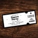 Editable Dance Party Ticket Template, Custom Dance Party Coupon ...