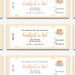 Editable Breakfast in Bed Coupon, Printable Breakfast in Bed Ticket ...