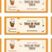 Editable Trick or Treat Token Coupon, Printable Halloween Candy ...
