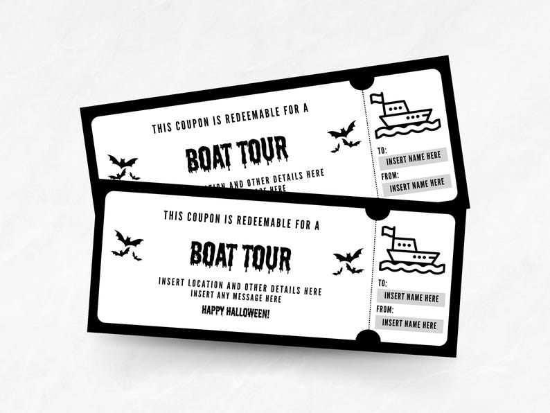 Editable Boat Tour Ticket Template, Printable River Boat Tour Boarding ...