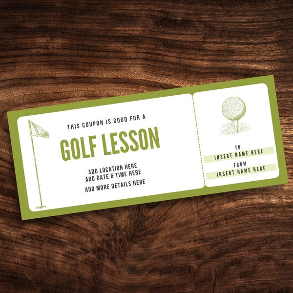 Golf Printable - Etsy