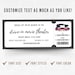 Editable Drive-in Movie Theater Ticket Template, Custom Drive-ins Movie ...
