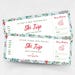 Editable Ski Lift Ticket Template, Custom Christmas Ski Trip Coupon ...