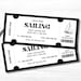 Editable Sailing Trip Ticket, Printable Sail Boat Boarding Pass Coupon ...