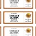 Editable Turkey 5k Run Ticket Template, Custom Thanksgiving 5k Race ...