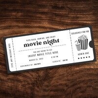 Movie Ticket - Etsy