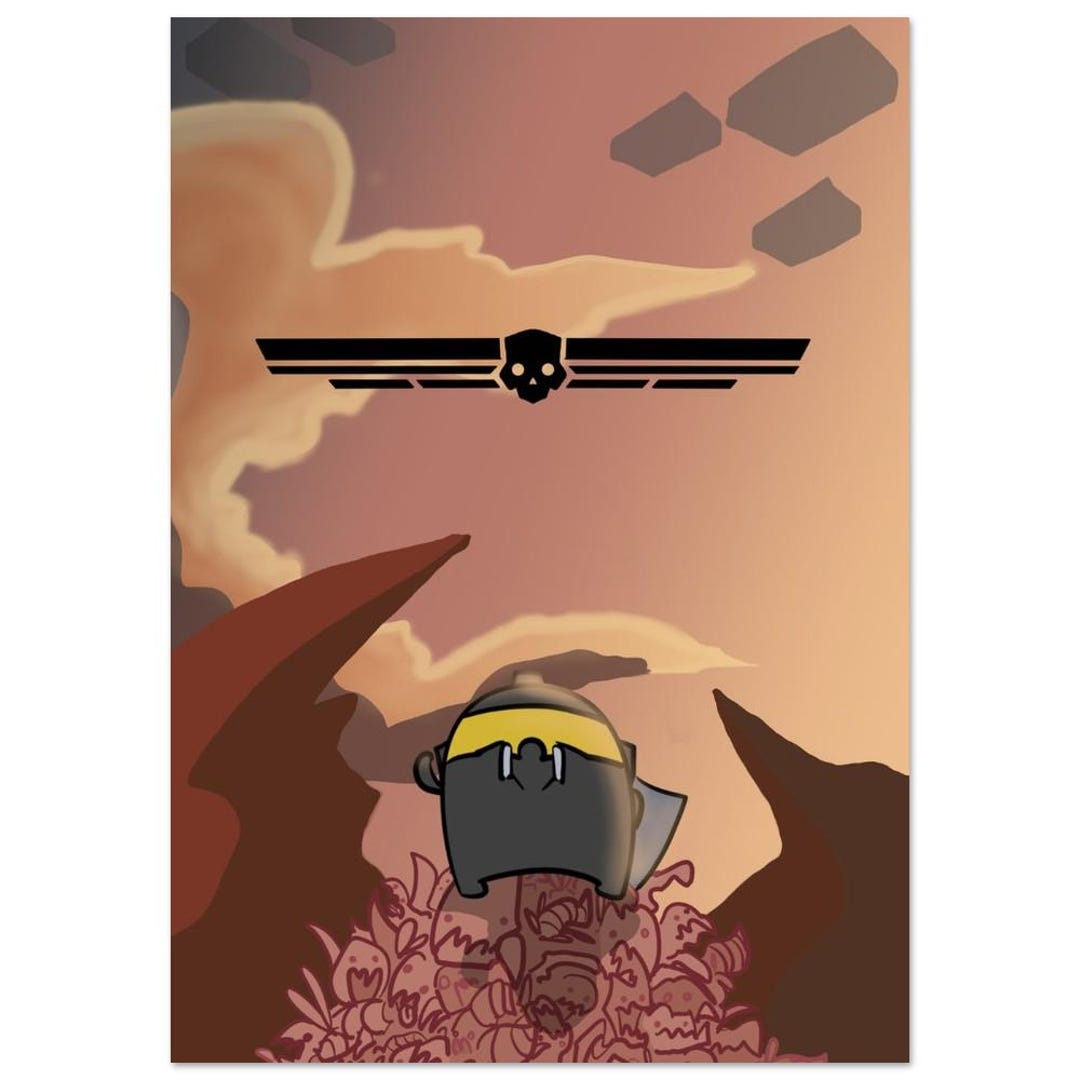 Chibi Helldiver Classic Matte Paper Poster - Etsy