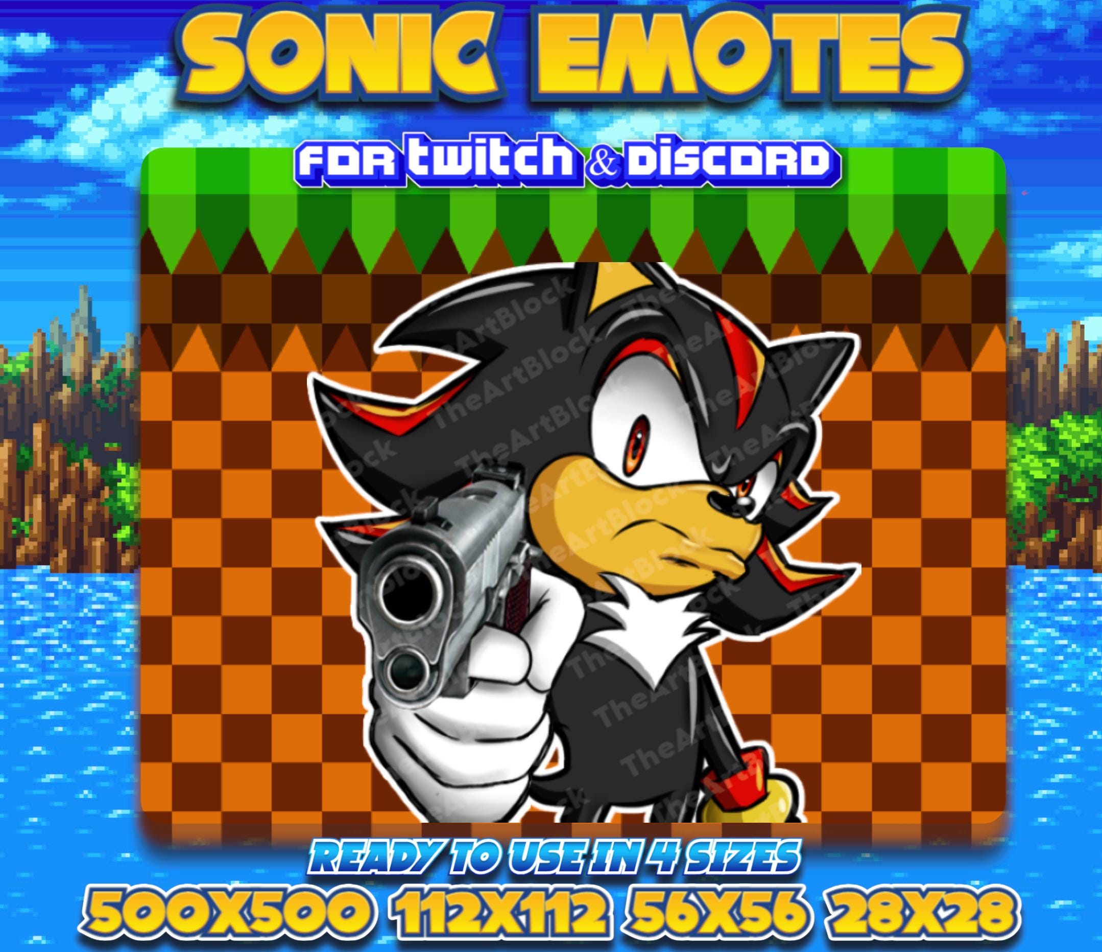 Sonic the Hedgehog Emotes Pack: Twitch/discord Chibi Emotes (digital ...