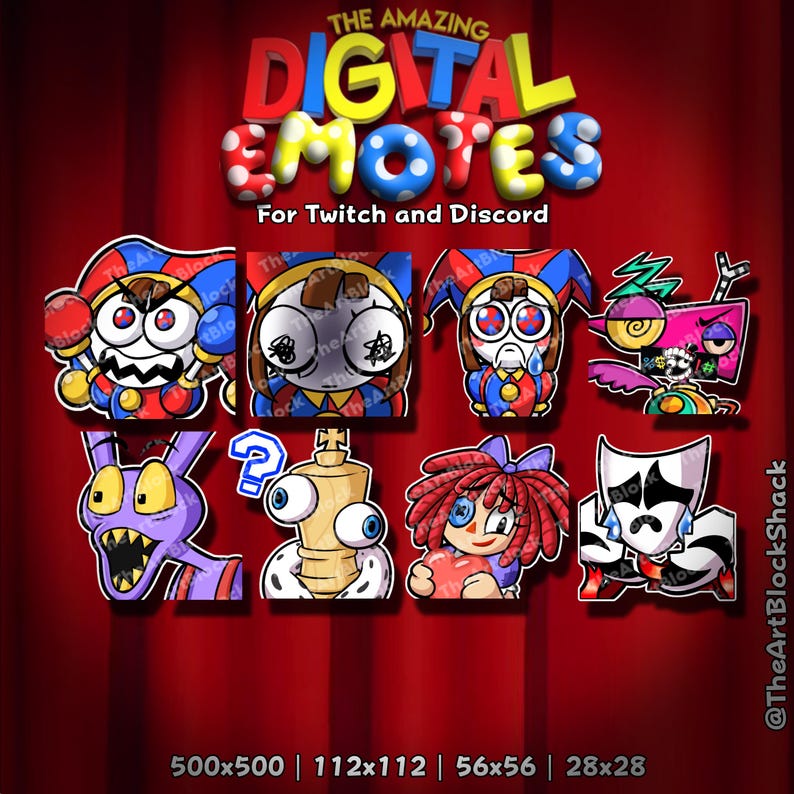 TADC Emote Pack: Animated Twitch/discord Emotes - Etsy