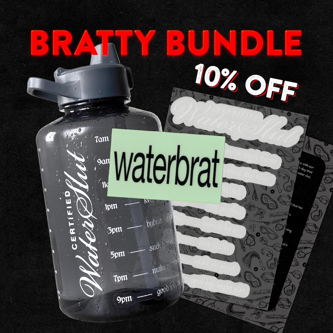 Stanley Custom Bottle Brat Charli XCX Sticker Set Habit Tracking Water ...