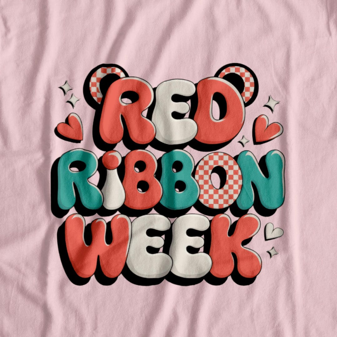 Red Ribbon Week Kids,red Ribbon Week T,red Ribbon Week Sign,red Ribbon ...