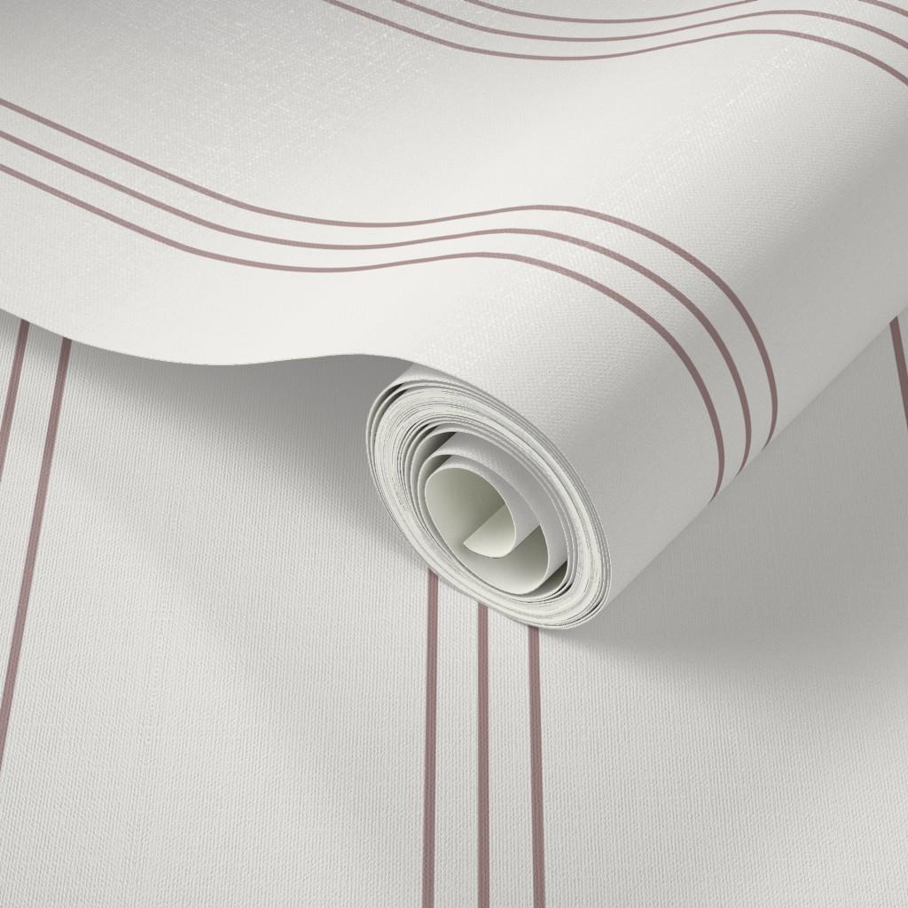 Taupe Pinstripes Wallpaper, Peel and Stick or Pre-pasted Wallpaper - Etsy