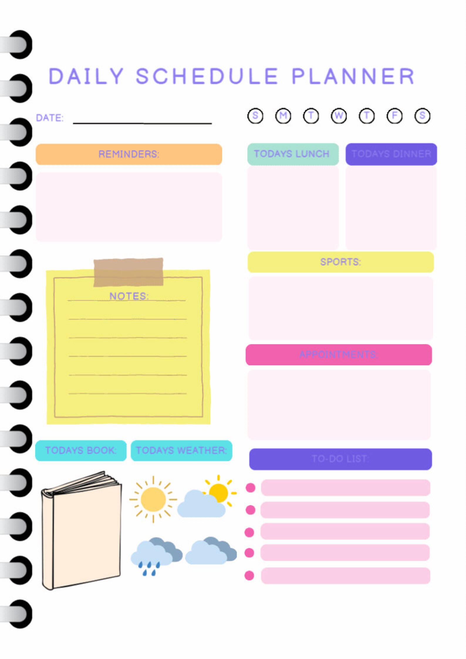 The Ultimate Daily Planner for Moms! | Digital Download | Mon-sun Daily ...