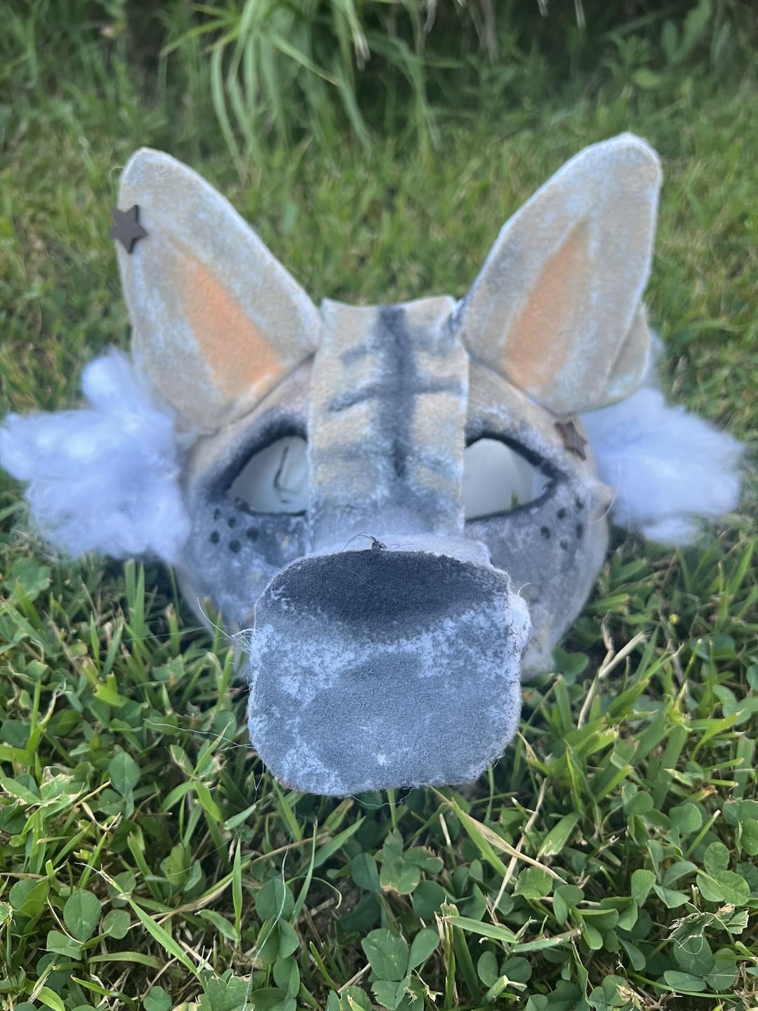 Stripped Hyena Therian Mask - Etsy