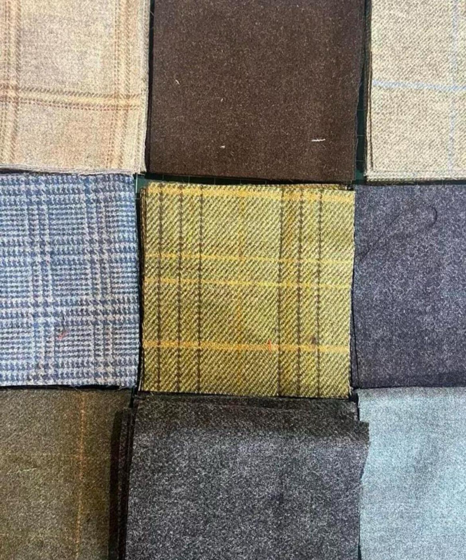 Tartan Wool Quilting Squares: 6x6-inch Mixed Colors, Packs of 10 - Etsy