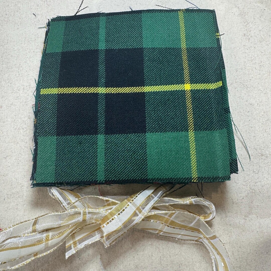Tartan Scottish Green Quilting Squares 6 Inch by 6inch X 50 Pieces - Etsy