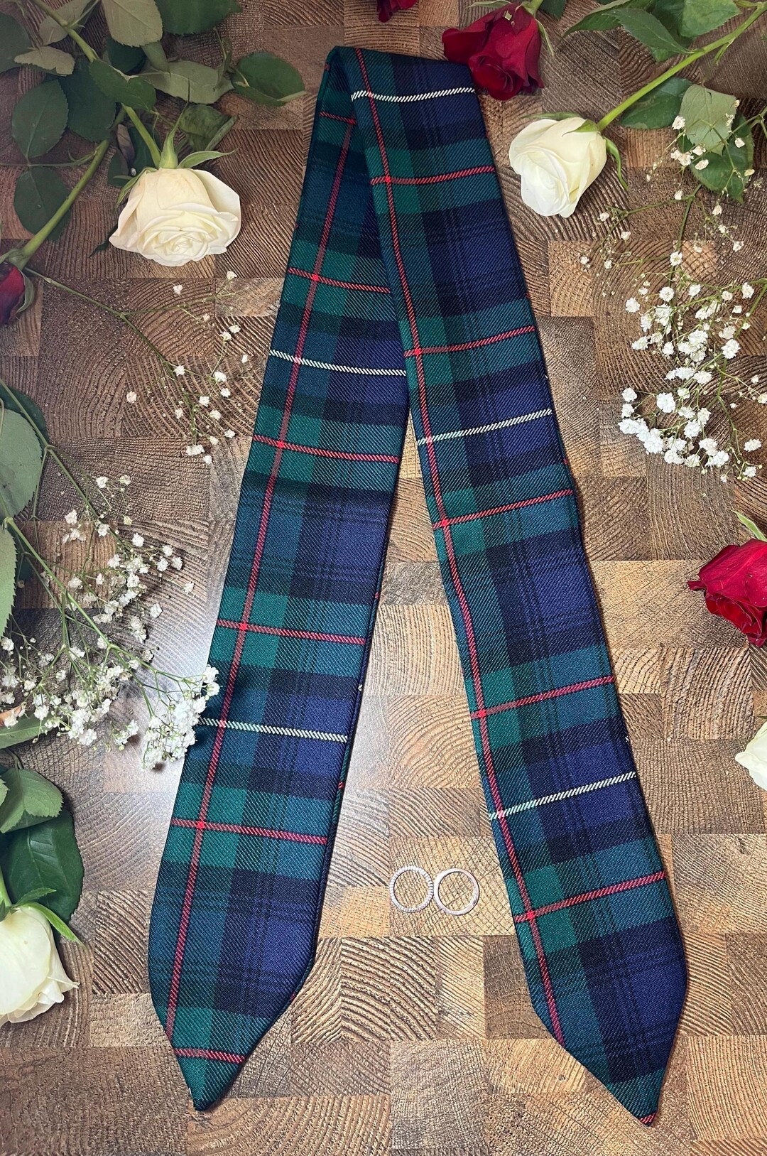Handmade Robertson Hunting Modern Tartan Handfasting Ribbon - Etsy