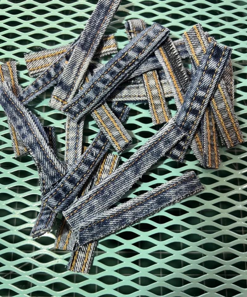 Short Denim Seams 3 Inch Plus X25 in Mixed Blues From Levi Jeans - Etsy