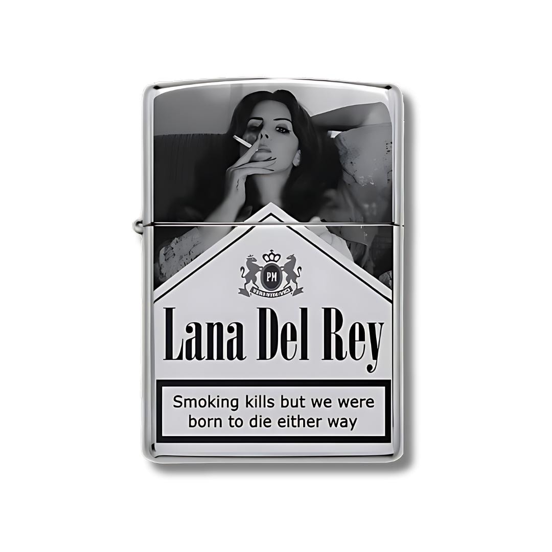 Lana Del Rey Lighters Smoking Kills - Etsy UK