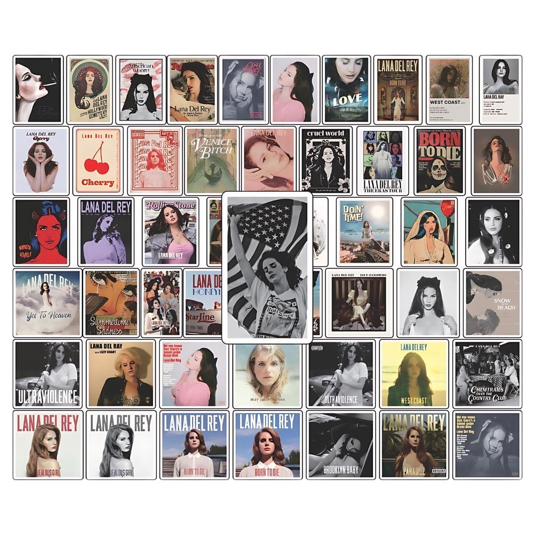 100 Pcs Lana Del Rey Sticker Pack - Etsy UK